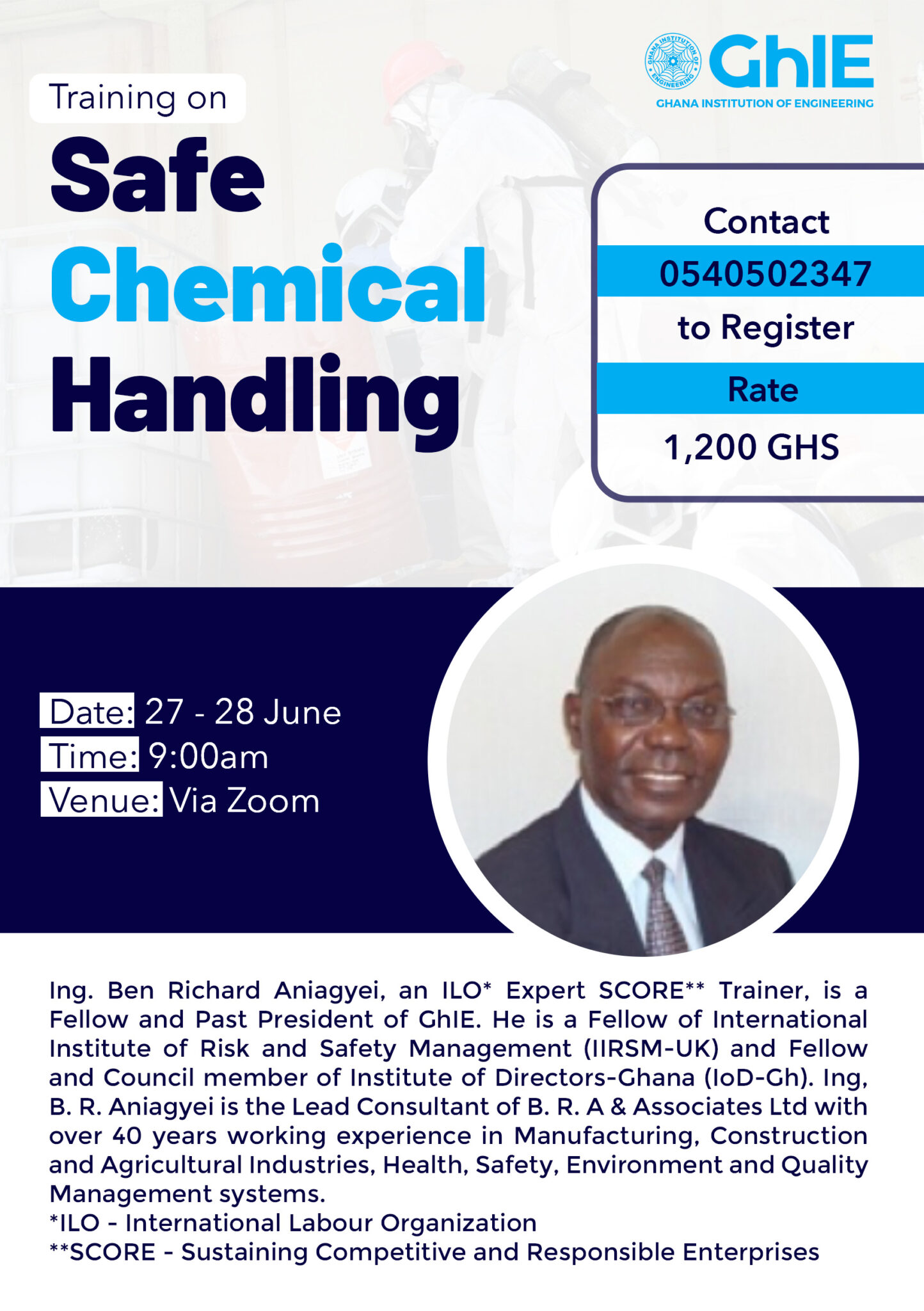 Training on Safe Chemical Handling