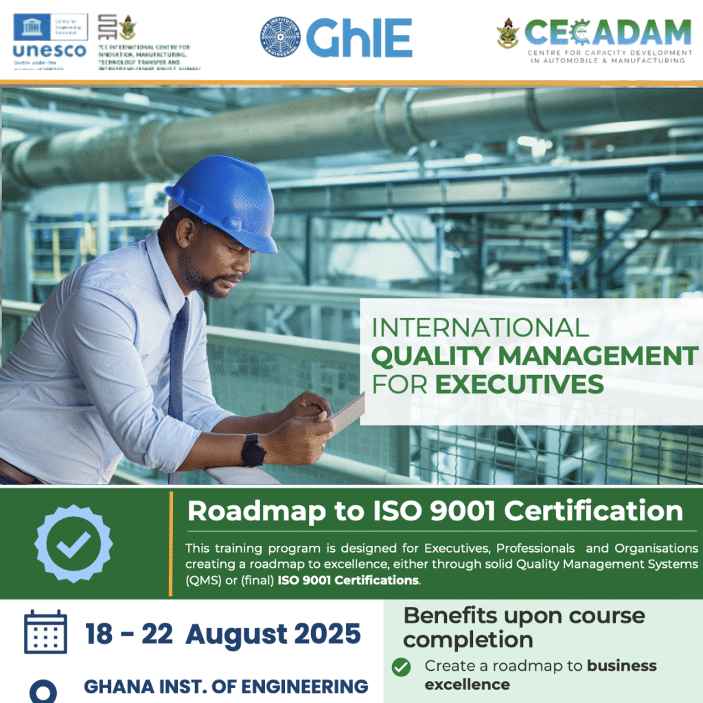 INTERNATIONAL QUALITY MANAGEMENT FOR EXECUTIVES: Roadmap to ISO 9001 ...